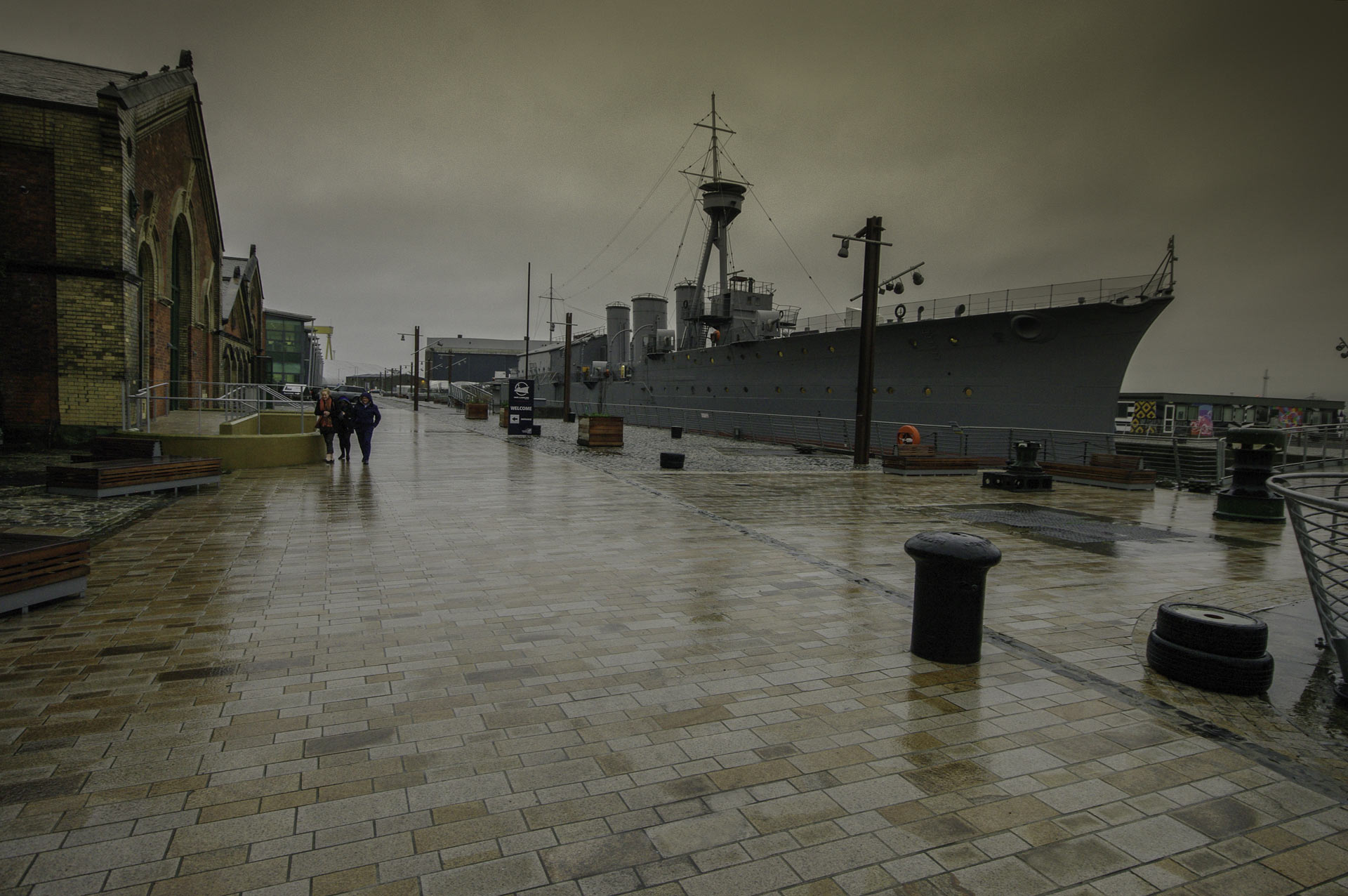 HMS Caroline and Pump House