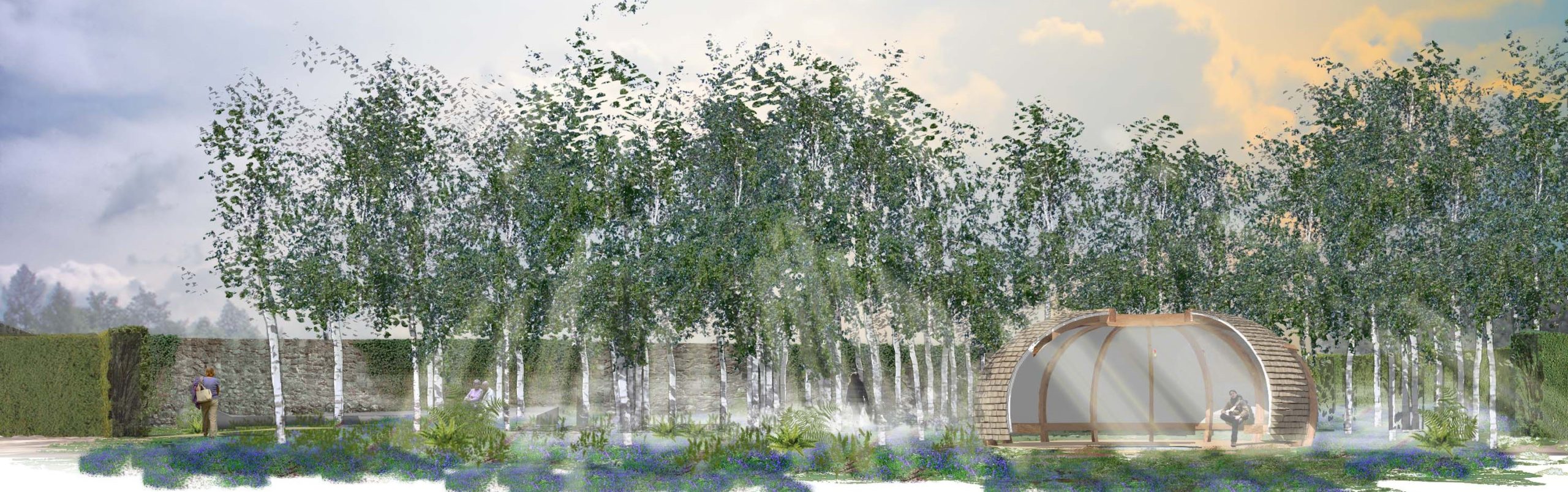 Garden of Reflection nears completion