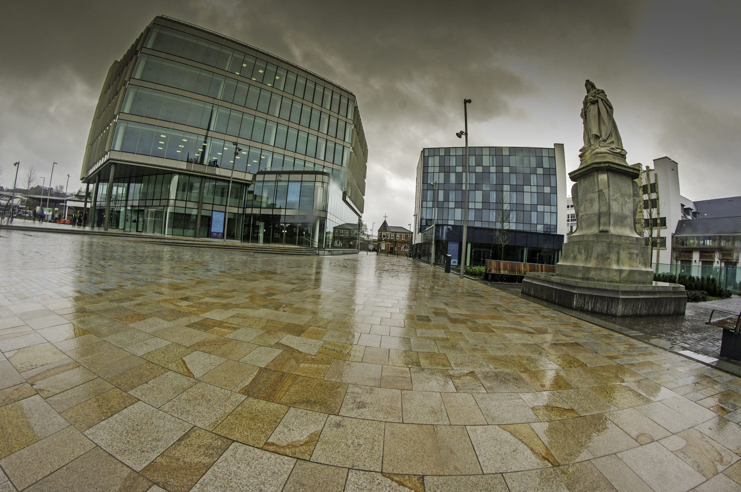 Blackburn Cathedral Quarter - vibrant open spaces in the town centre