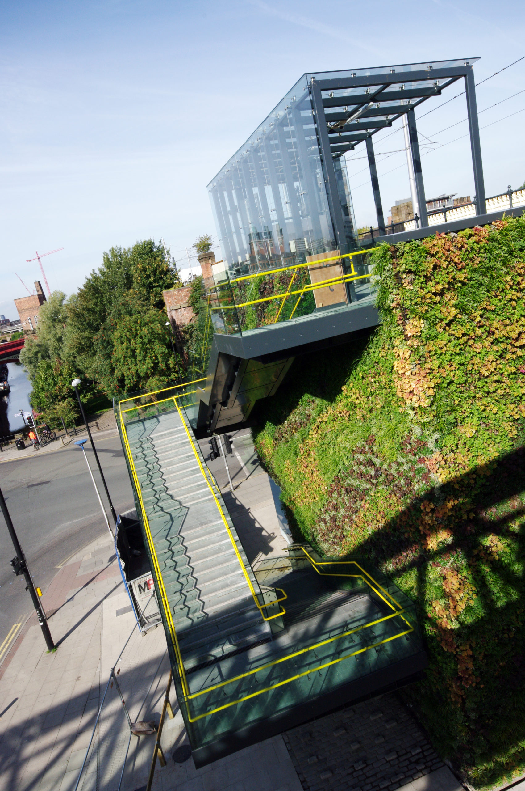 Greener living at Deansgate Metro, Castlefield, Manchester