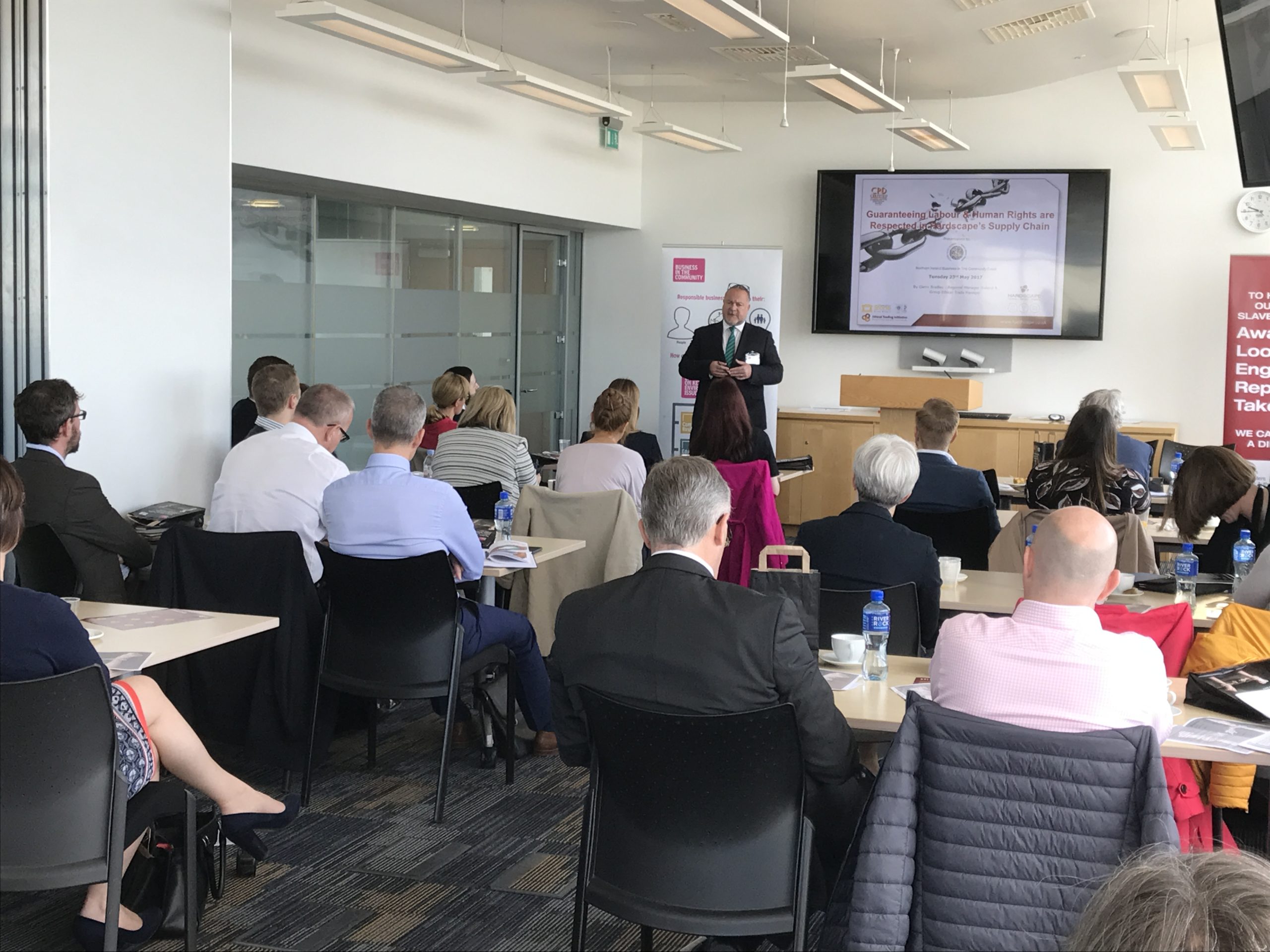 A presentation to business leaders on Modern Slavery in the Supply Chain